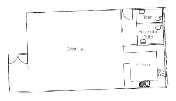 Community Spaces - CWA Hall